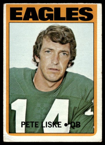 1972 Topps PETE LISKE #228 Eagles corners bent FREE Ship! | eBay