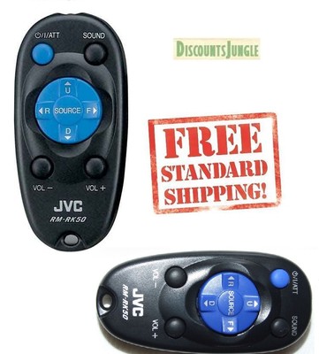 JVC RM-RK50 RM-RK52 CD DVD CAR STEREO AUDIO INFRARED WIRELESS REMOTE ...