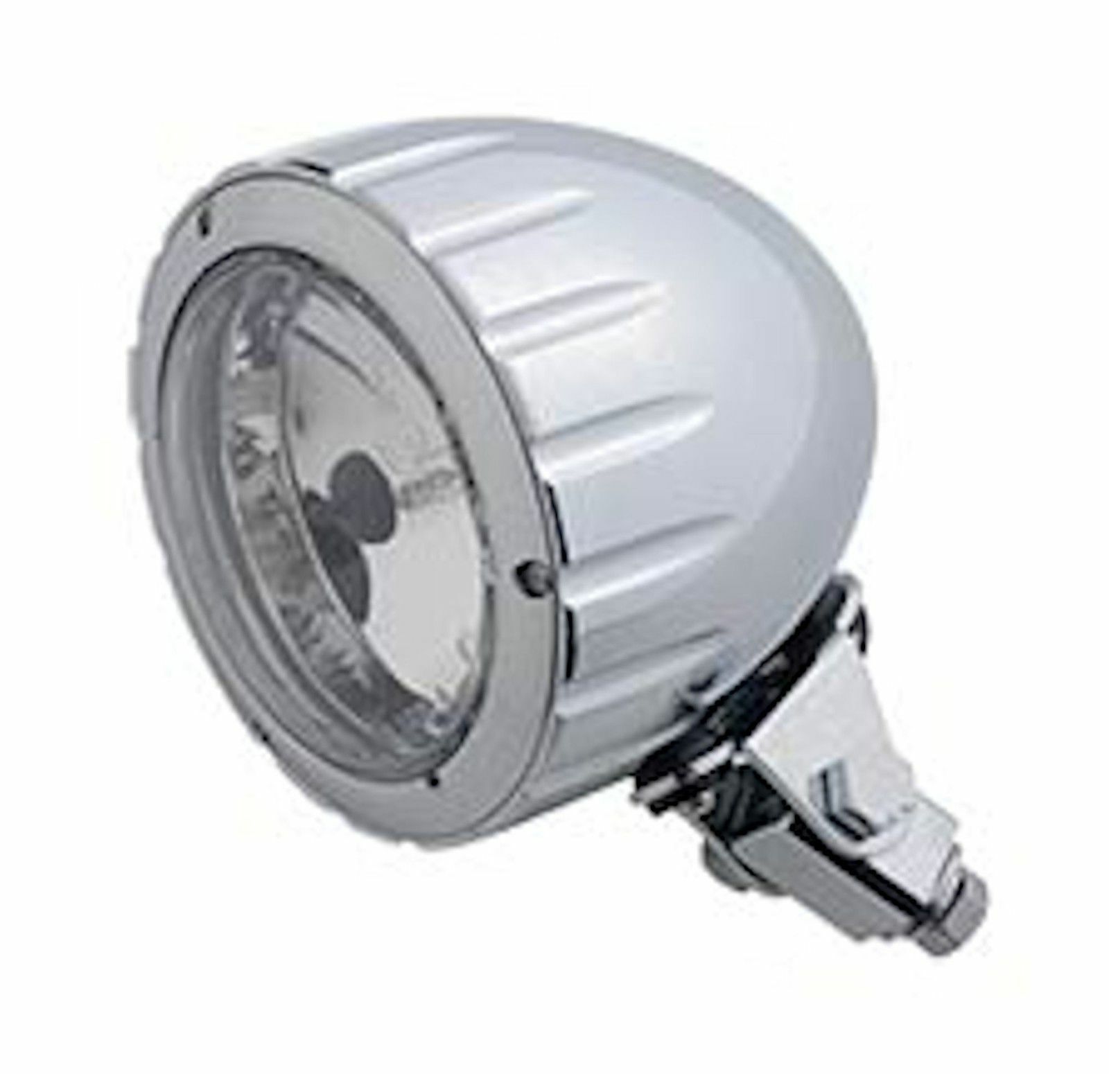 4 " Inch Bottom Mount Headlight H4 Halogen CNC'd Billet Aluminum Harley ...