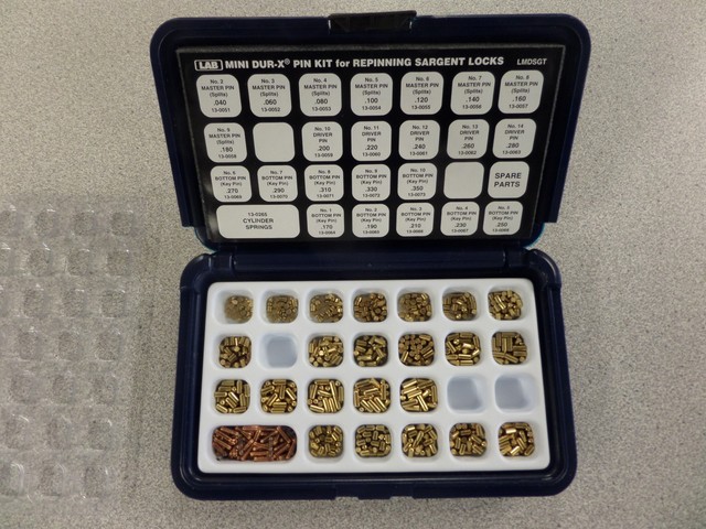 Lab Lmdsgt Sargent Mini Dur-x Pinning Kit Locksmith Tool for sale ...