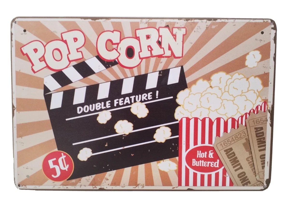 Vintage Popcorn Sign