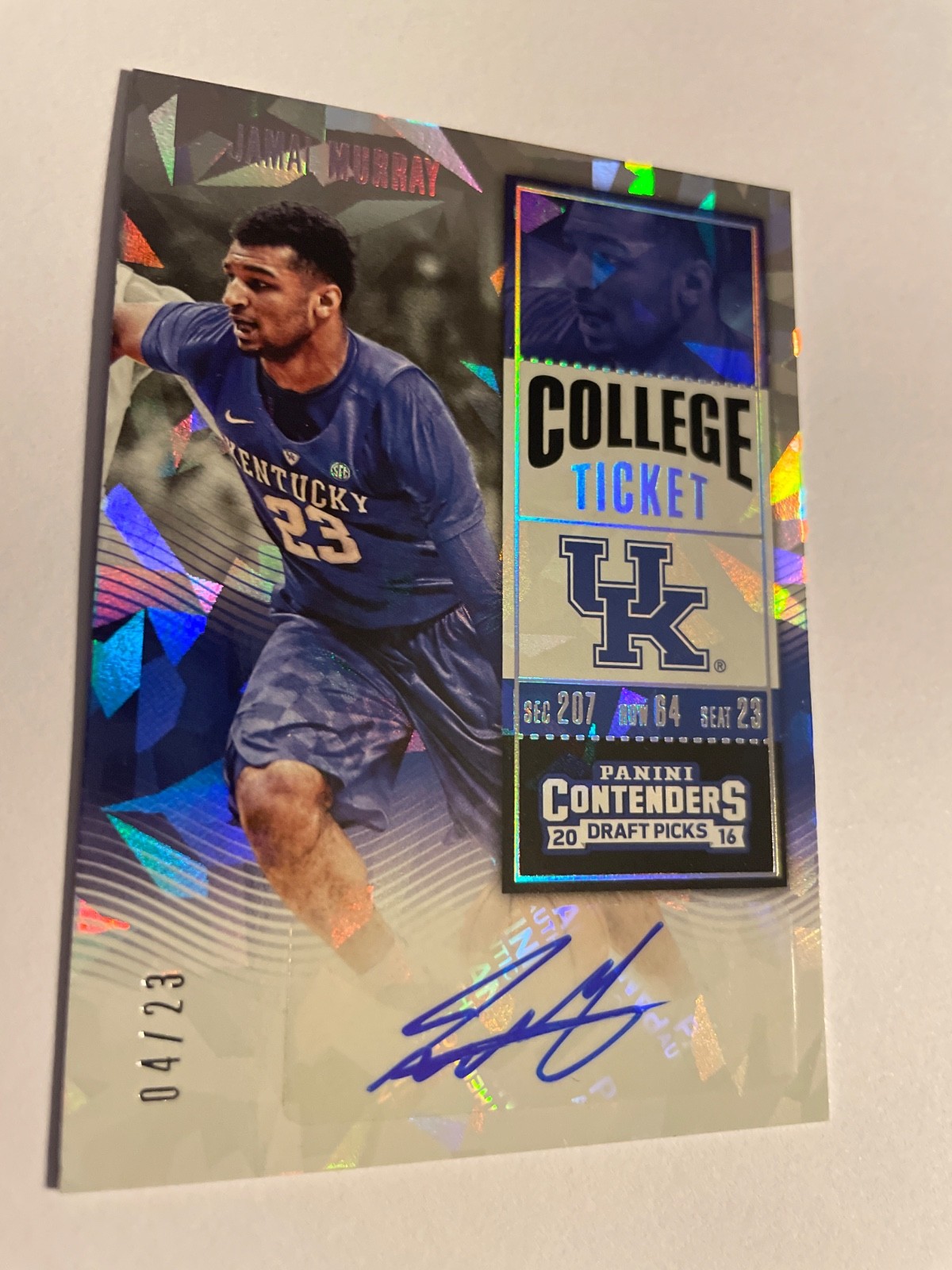 Jamal Murray 2016 Contenders Draft Picks #103 College Ticket Autographs ...