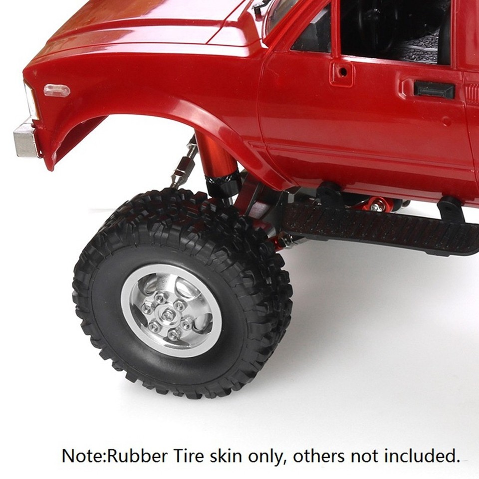 66mm Rubber Tire Wheel Tyre for C14 C24 C34 B14 B24 B16 B36 1/16 RC ...