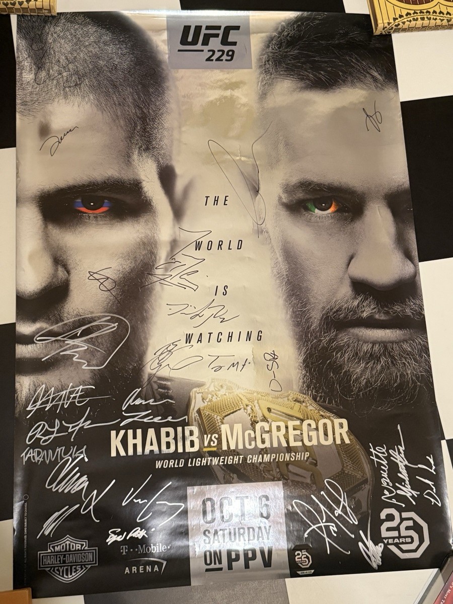 Mystery Signed Ufc Posters
