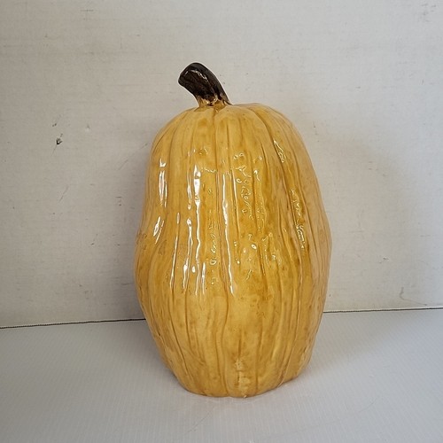 Decorative Harvest Fall Pumpkin Ceramic Decor 11" Tall | eBay