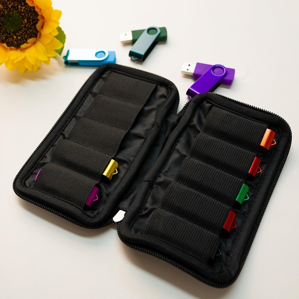 Flash Drive Case USB Storage Case USB Holder Storage Bag for USB Flash ...