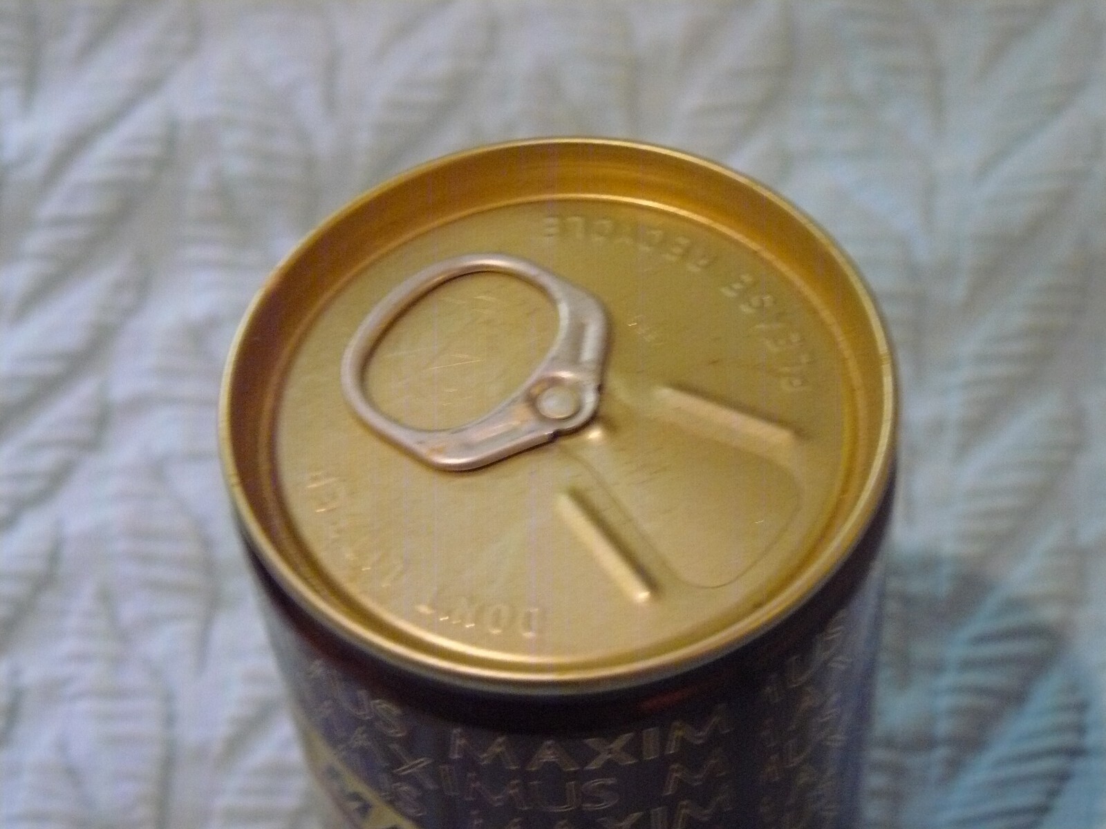 MAXIMUS SUPER EMPTY bottom opened TAB-TOP old beer can ALUMINUM | eBay