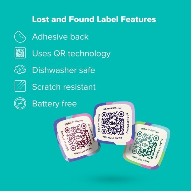 Tile Lost and Found Labels (10 Labels) | eBay