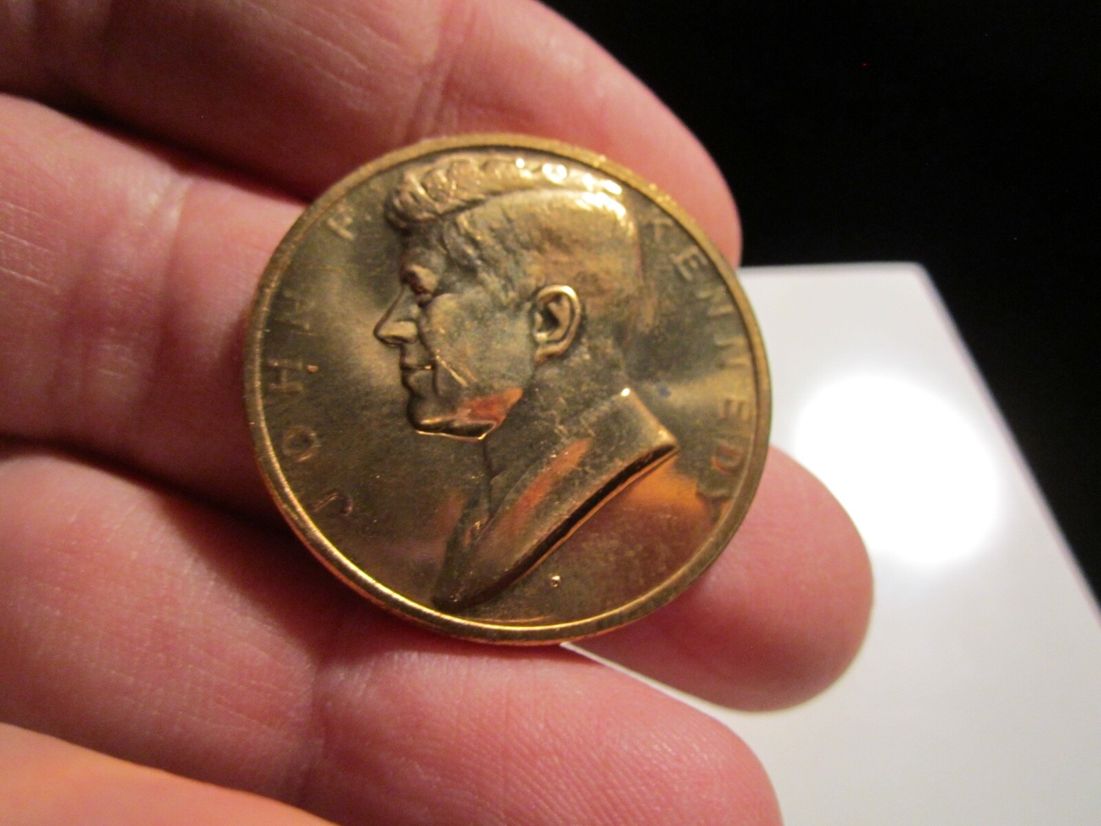 1961 JOHN F KENNEDY INAUGURAL COPPER COIN BBA17A | eBay