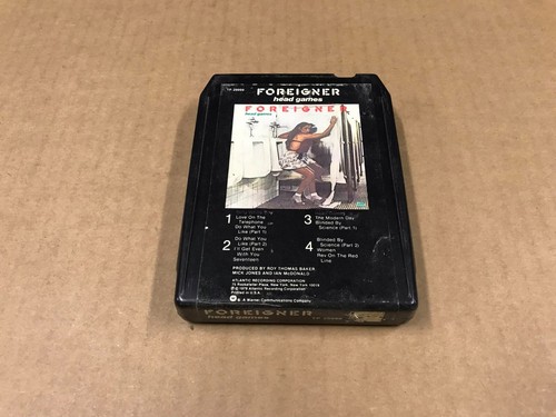 Untested Vintage 1979 Foreigner - Head Games 8-Track | eBay