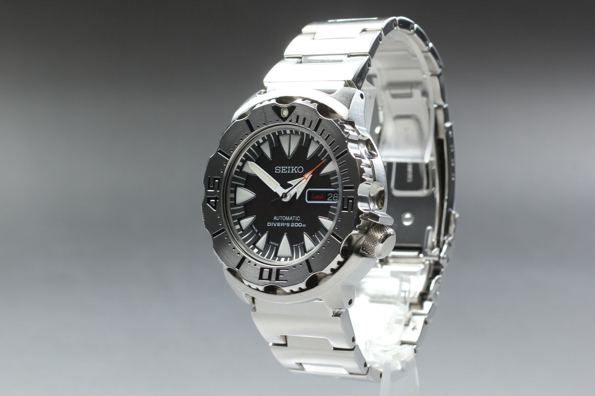 Exc+5 SEIKO Monster SRP307 4R36-01J0 Men's Automatic Watch Exc+5 SEIKO Monster SRP307 4R36-01J0 Men's Automatic Watch