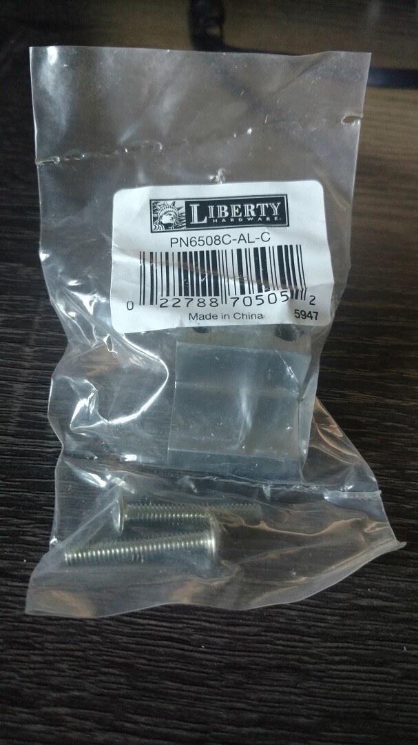 Liberty Plaza Provincial Aluminum Square Finger Pull 1" Knob 16MM ...