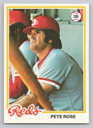 1978 Topps Pete Rose 20 Reds Cincinnati Card Baseball | eBay