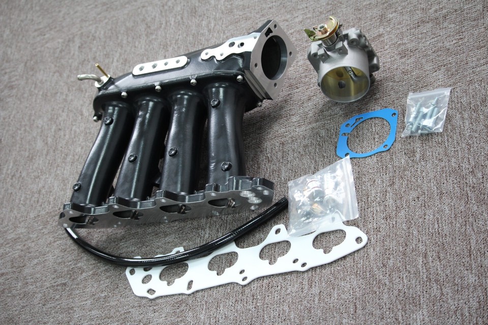 Black Street Version Intake Manifold kit For Honda B VTEC B16 B18 GSR ...