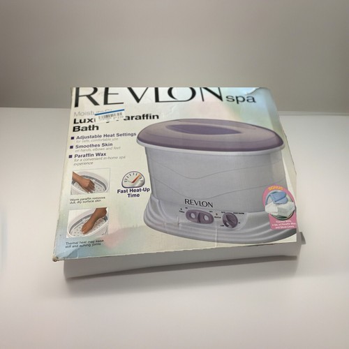 New! Revlon SPA MoistureStay Fast Heating Luxury Paraffin Bath Kit ...