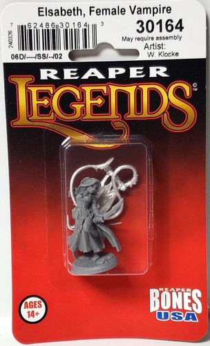ELSABETH, FEMALE VAMPIRE Reaper Minis Bones USA: Reaper Legends ...