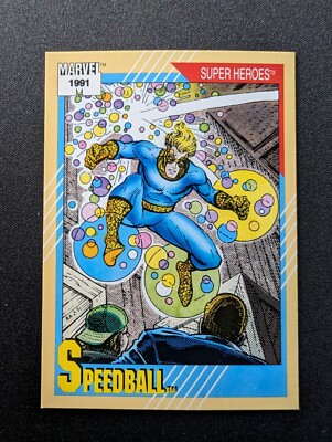 SPEEDBALL #34 1991 Impel Marvel Universe II Super Heroes | eBay