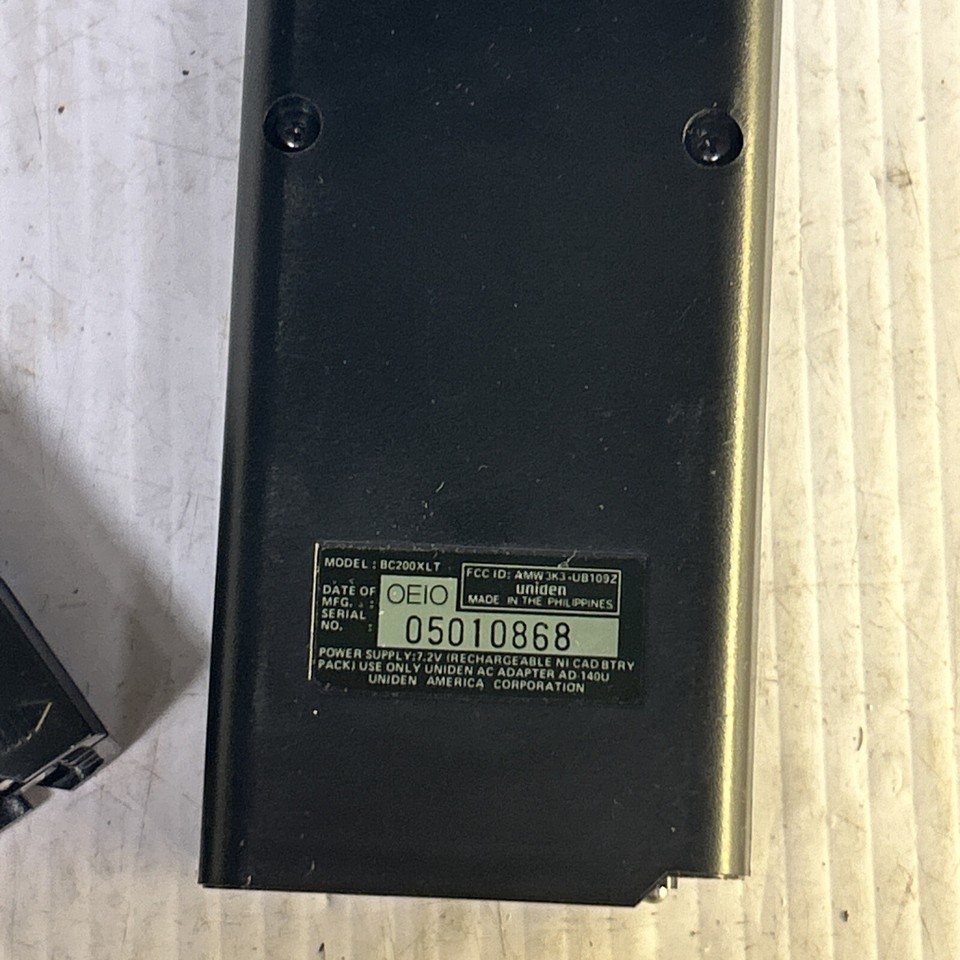 Uniden Bearcat BC200XLT 200 Channel Handheld Scanner Untested | eBay