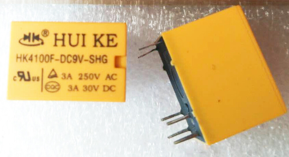 2PC HUI KE HK4100F-DC9V-SHG Power Relays 3A 250VAC 6Pins | eBay