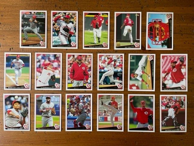 2009 Topps Cincinnati Reds Team Set (All 17 Cards) Factory Set | eBay