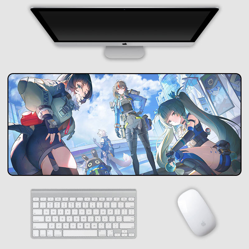 Zenless Zone Zero Large Waterproof Mouse Pad Cosplay Jane Doe Table Mat ...