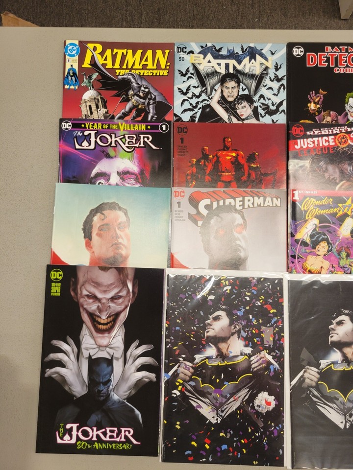 29x DC COMICS LOT - JETPACK EXCLUSIVE VARIANTS - BATMAN, JOKER, HARLEY ...
