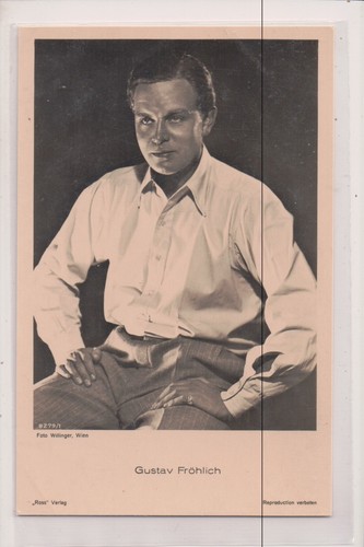 Vintage Postcard Gustav Fröhlich German actor and film director | eBay