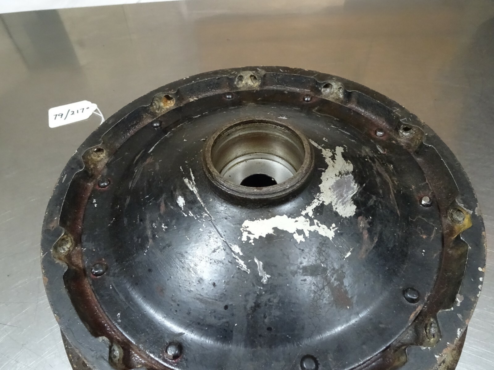 TRIUMPH 8" TWIN LEADING SHOE TLS WHEEL BRAKE HUB.T120 TRITON T150 BSA ...