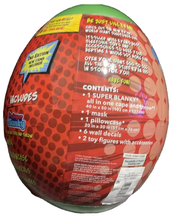 Ryan’s World Giant Sleepover Egg Surprise Green 2nd Edition Rare HTF ...