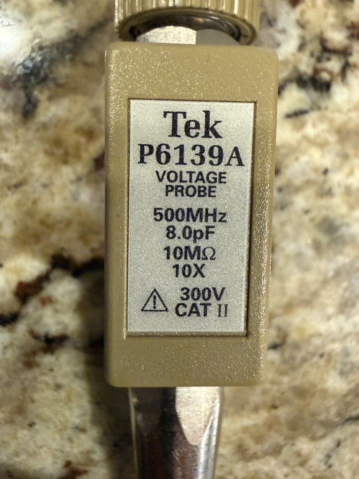 Tektronix Tek P6139A Voltage Probe 500MHz 8.0pF 10M Ohms 10X 300V | eBay