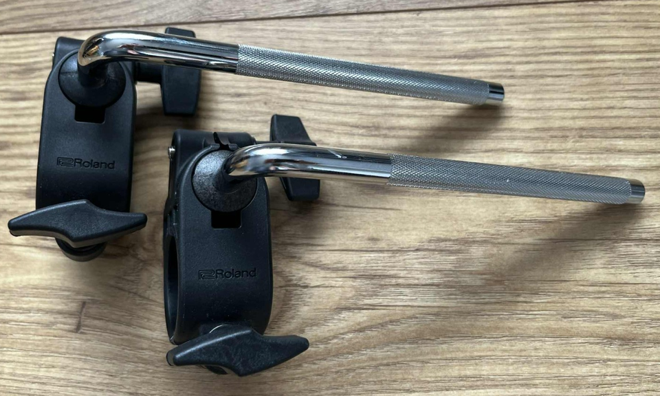 🐀👌2 X ROLAND MDH TOM HOLDERS WITH L ARMS /FREE POSTAGE INCLUDED🚚📦👌🐀 ...