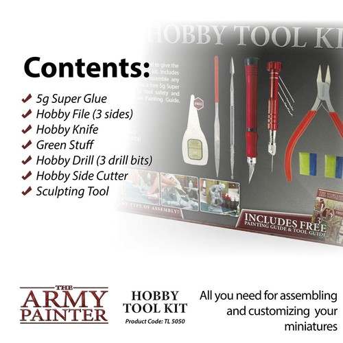 Hobby Tool Kit - 7-Piece Plastic Model Kit Tools for Miniatures with ...