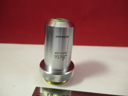 LEITZ WETZLAR GERMANY OBJECTIVE LENS 10X /170 MICROSCOPE PART OPTICS ...