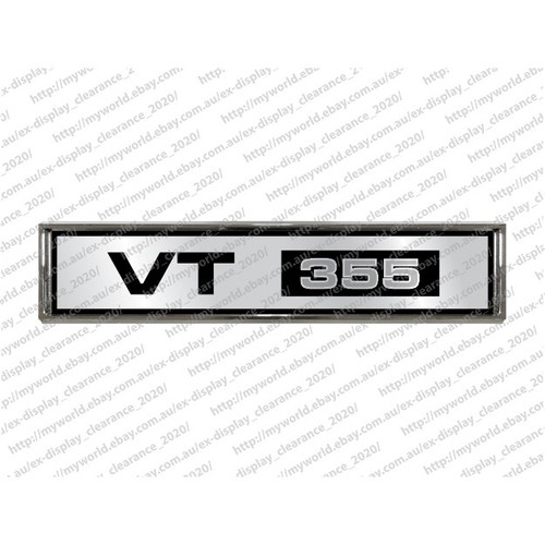 #2558 BADGE TO SUIT HOLDEN VT 355 COMMODORE CHROME CAR EMBLEM | eBay