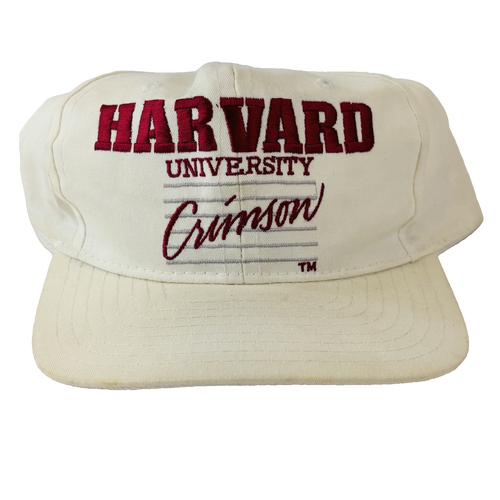 Vintage Signature Brand Cap Harvard University Crimson Snap Back ...