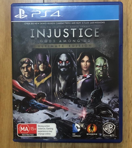Injustice Gods Among Us Ultimate Edition PS4 PlayStation 4 ...