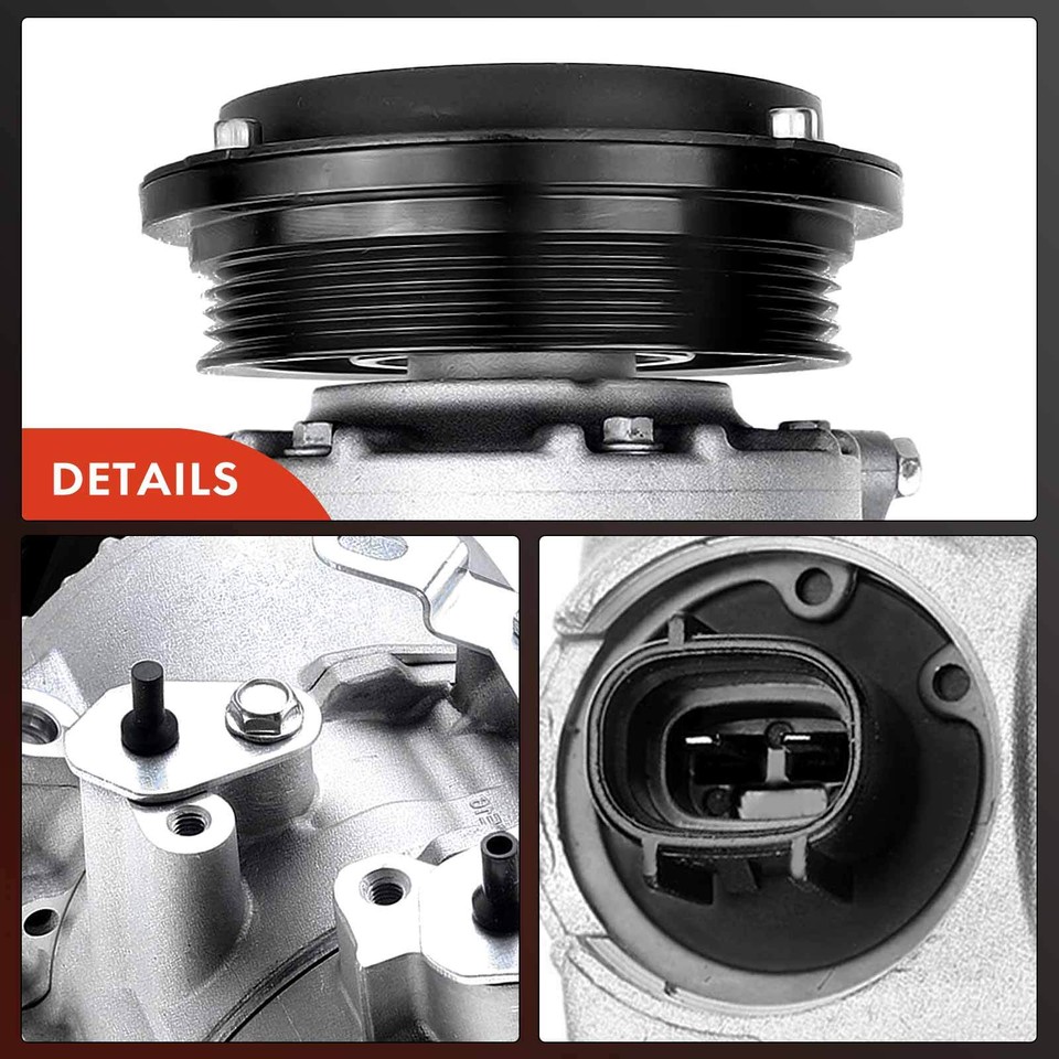 AC Compressor with Clutch for Toyota Camry 2009 2010 2011 2.4L 2.5L ...