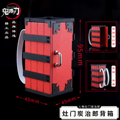 TOY 1/6 1:6 Wooden box Demon Slayer japan Samurai 22cm pack basket ...