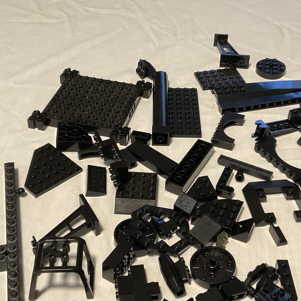 Legos Vintage Bricks Black Miscellaneous Tiles, Pieces & Parts Lot 14 ...