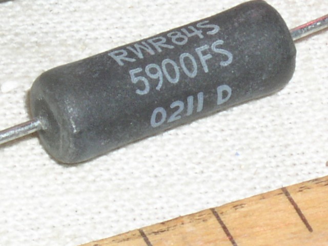 5 DALE RWR VISHAY RWR84S5900FS MIL MILITARY WIREWOUND RESISTOR 590 OHM ...