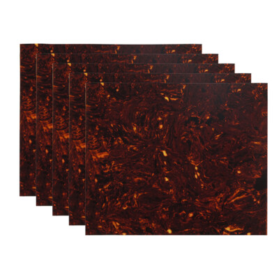 NEW 5PCS Acoustic Guitar Pickguard Material Brown Tortoise Shell ...