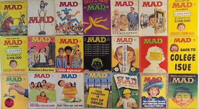 Mad Magazine Silver Bronze Age Lot (21) 102-146* 1966-71 Vintage Alfred ...
