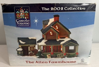 Carole Towne Collection The Allen Farmhouse 2002 Christmas Village | eBay