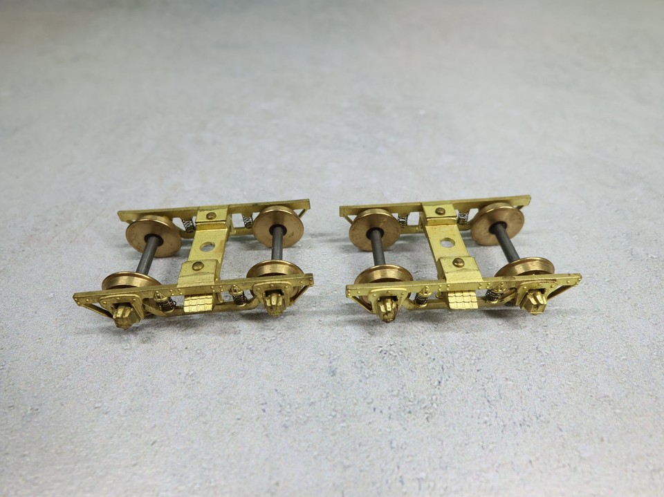 USED Cal Scale #A1-13 HO Scale Brass 4-Wheel Passenger Trucks Read ...