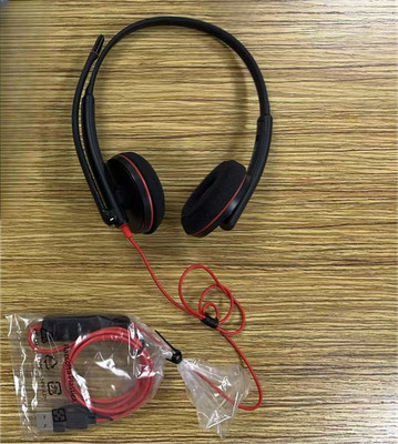 Plantronics Blackwire C3220 Wired Stereo Headset with Boom Mic and USB ...