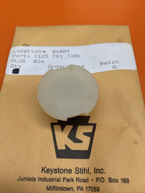 STIHL Ms260 Chainsaw Buffer Plug OEM 1125 791 7306 for sale online | eBay