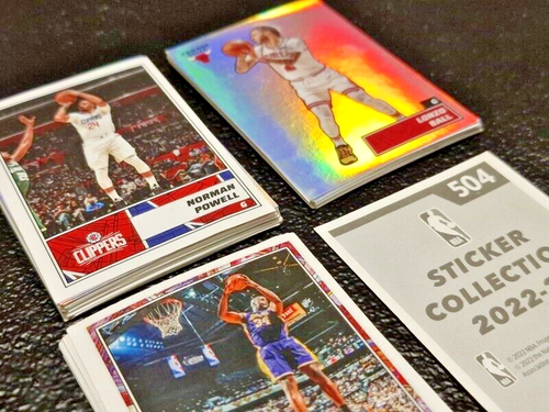 Panini NBA stickers 2022 / 23 complete set + album all 552 stickers ...