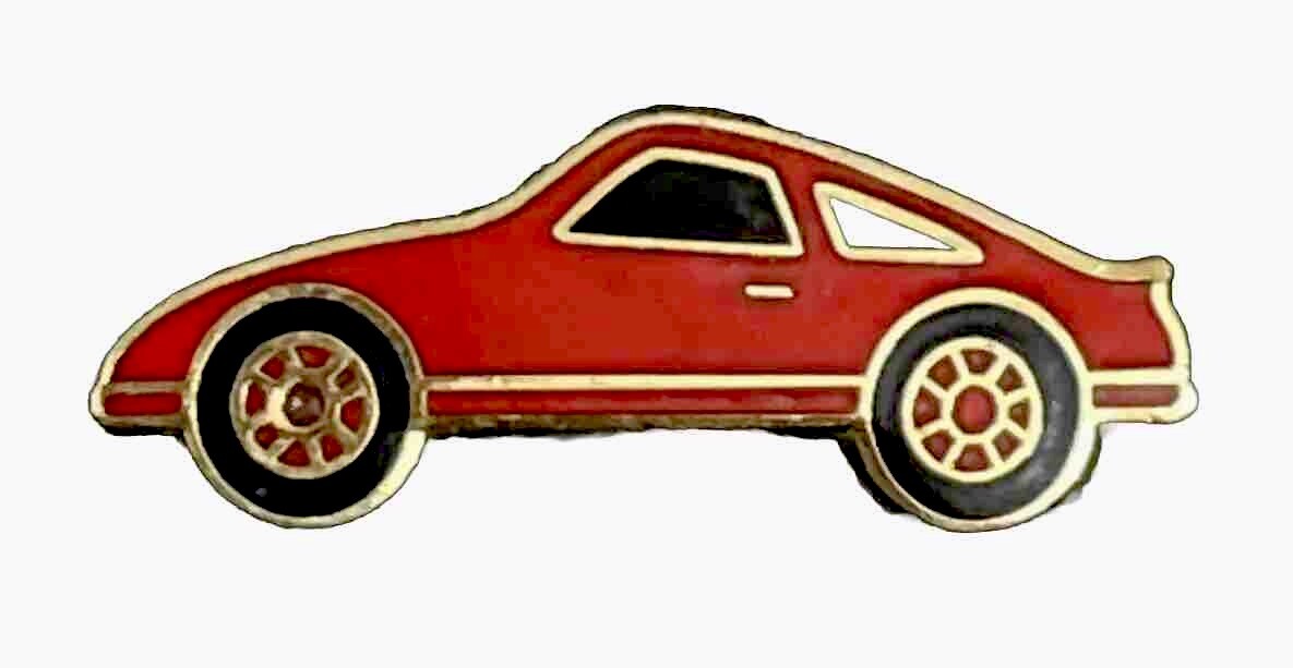 Red Porsche Car Tie Tack Lapel Push Pin | eBay