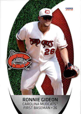 2018 Carolina Mudcats Choice #20 Ronnie Gideon Longview Texas A&M ...
