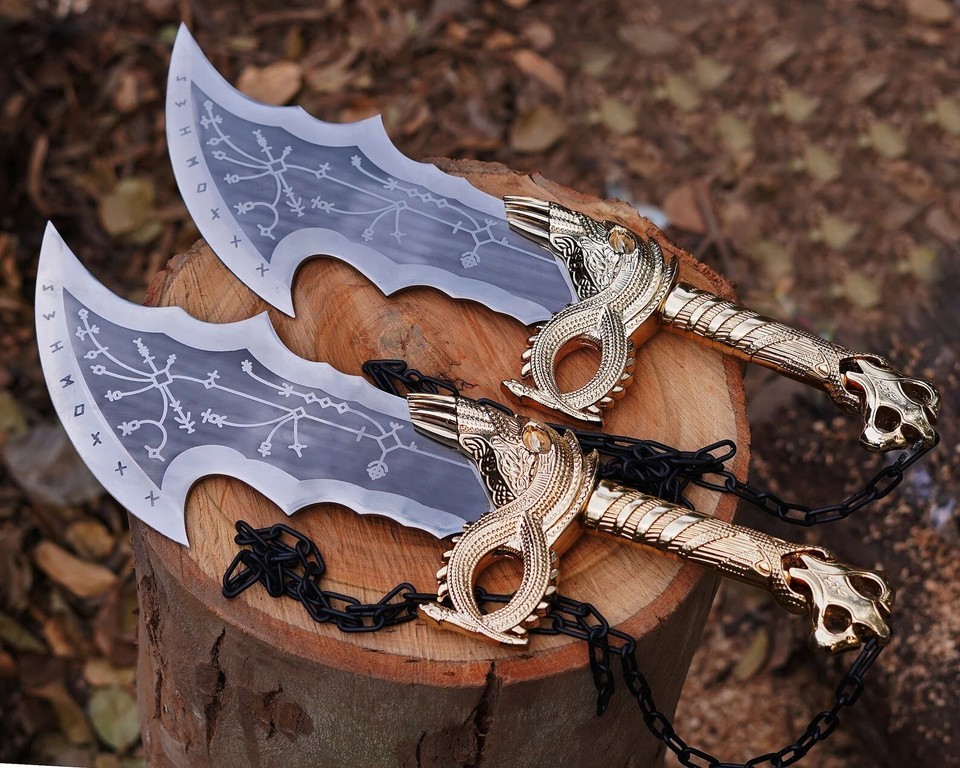 God of War Blades of Chaos Metal, God of war blade of Chaos replica ...